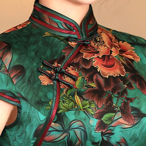 Traditional Chinese Silk Qipao | Cheongsam Dress